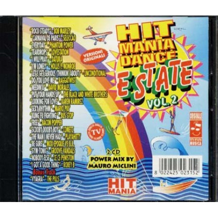 Hit Mania Dance Estate 1998 Vol. 2 Paradisio/Mousse T Cd