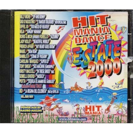 Hit Mania Dance Estate 2000 - Gigi D'Agostino/Eiffel 65/883/Lady Violet Cd